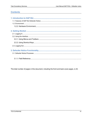 User manual tr dunning lev1 | PDF