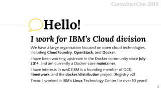 Rooting Out Root: User namespaces in Docker | PPT
