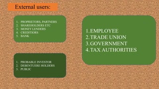 User of financial information | PPT