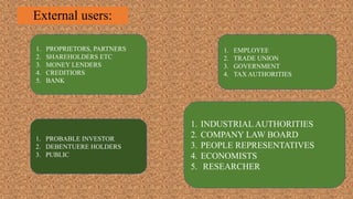 User of financial information | PPT