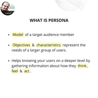 User persona development (UX Consultancy Series) | PPT