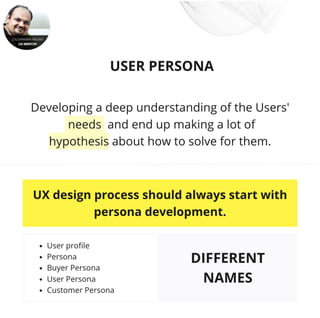 User persona development (UX Consultancy Series) | PPT