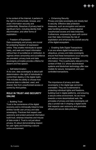 User Privacy and Data Sovereignty | PDF | Web Design and HTML | Internet