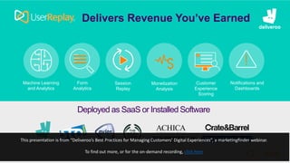 Deliveroo’s Best Practices for Managing Customers’ Digital Experiences ...