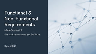 User Requirements, Functional and Non-Functional Requirements | PDF