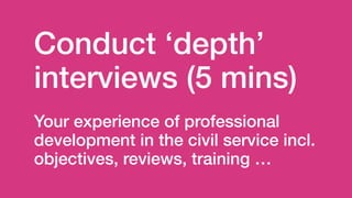 Workshop 12 - GDS user research | PDF
