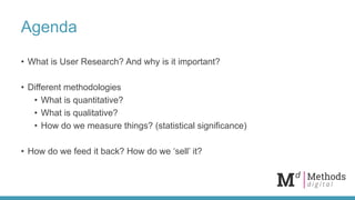 An Introduction to the World of User Research | PPTX
