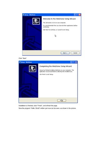 Users Guide of AthTek WebXone | PDF