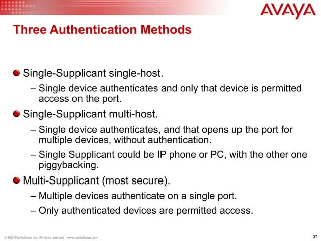 Avaya VoIP on Cisco Best Practices by PacketBase | PPT
