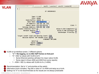 Avaya VoIP on Cisco Best Practices by PacketBase | PPT