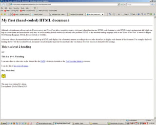 My First Website | PDF