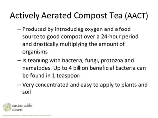 Compost Tea: How to Become a Soil Food Web Gardener | PPT