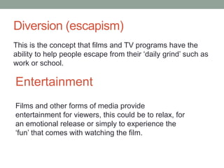 Users and gratification theory | PPTX