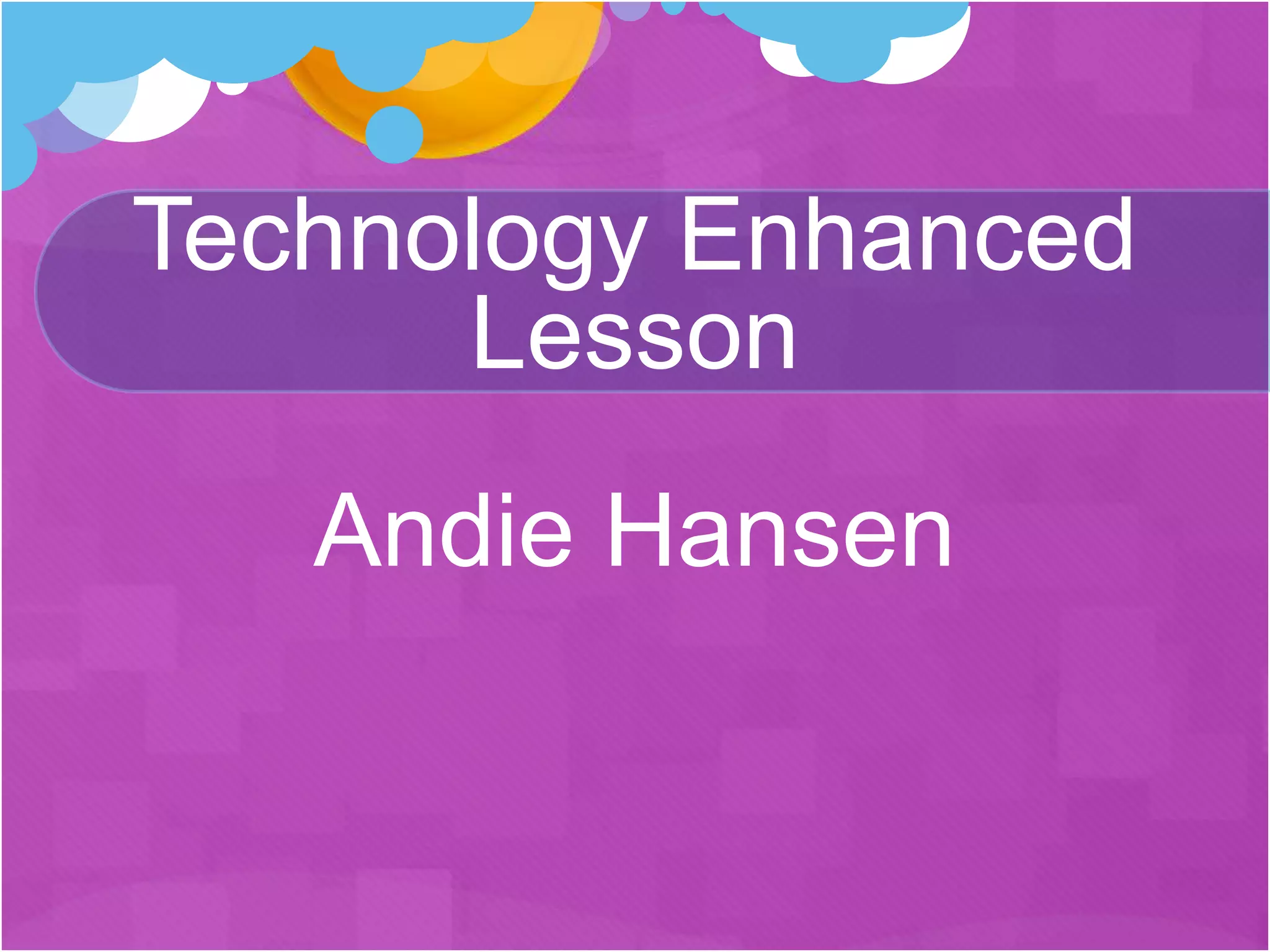 Life in the Desert Technology Lesson Updated | PPTX