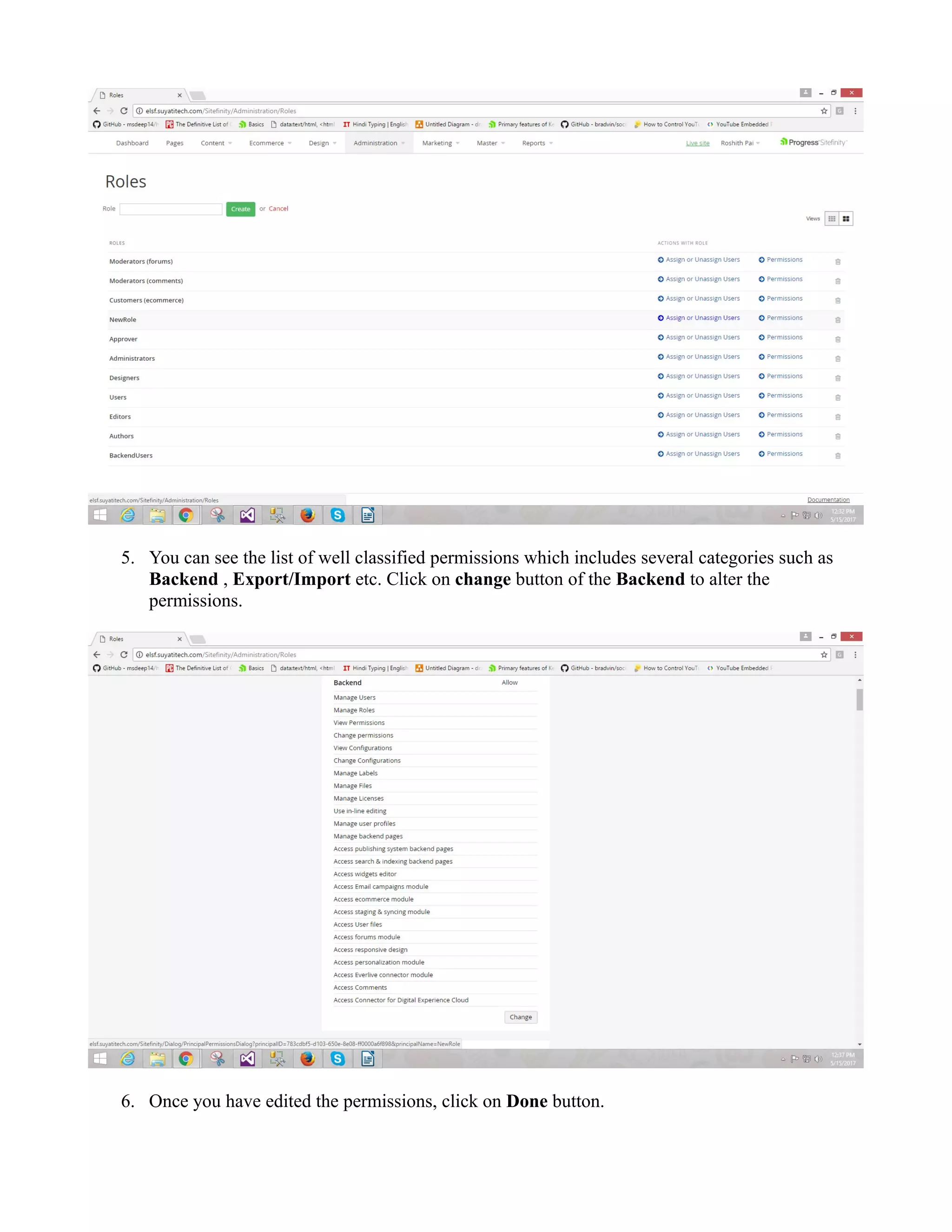 Users and roles sitefinity guide | ODT