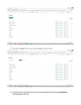 Users and roles sitefinity guide | ODT