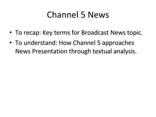 5 news | PPT