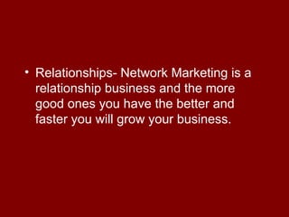 ABC's of Network Marketing Success | PPT