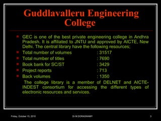 User satisfaction in engineering college libraries a case study of ...