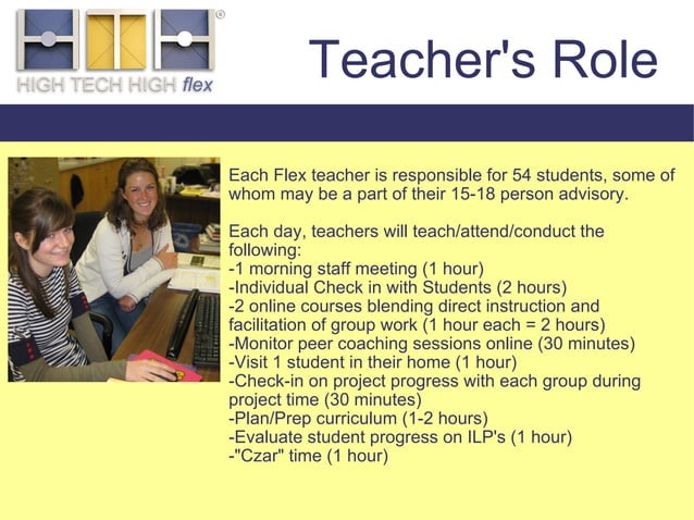 High Tech High Flex Overview | PPT