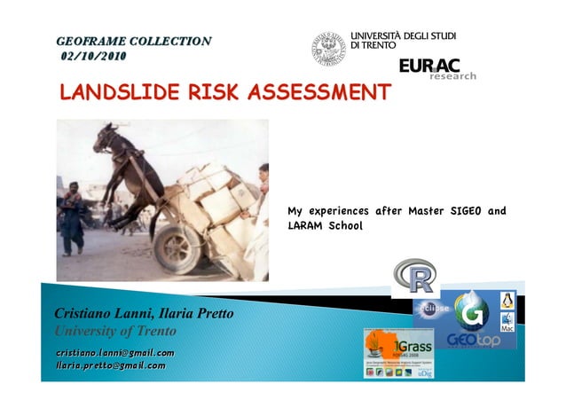 landslide risk assessment_Lanni_Pretto | PDF | Geology | Science