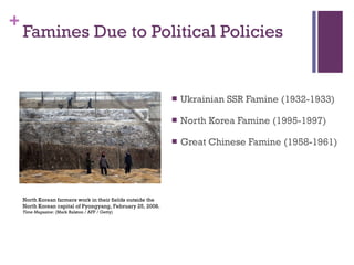 Famine Due to Political Policies | PPT