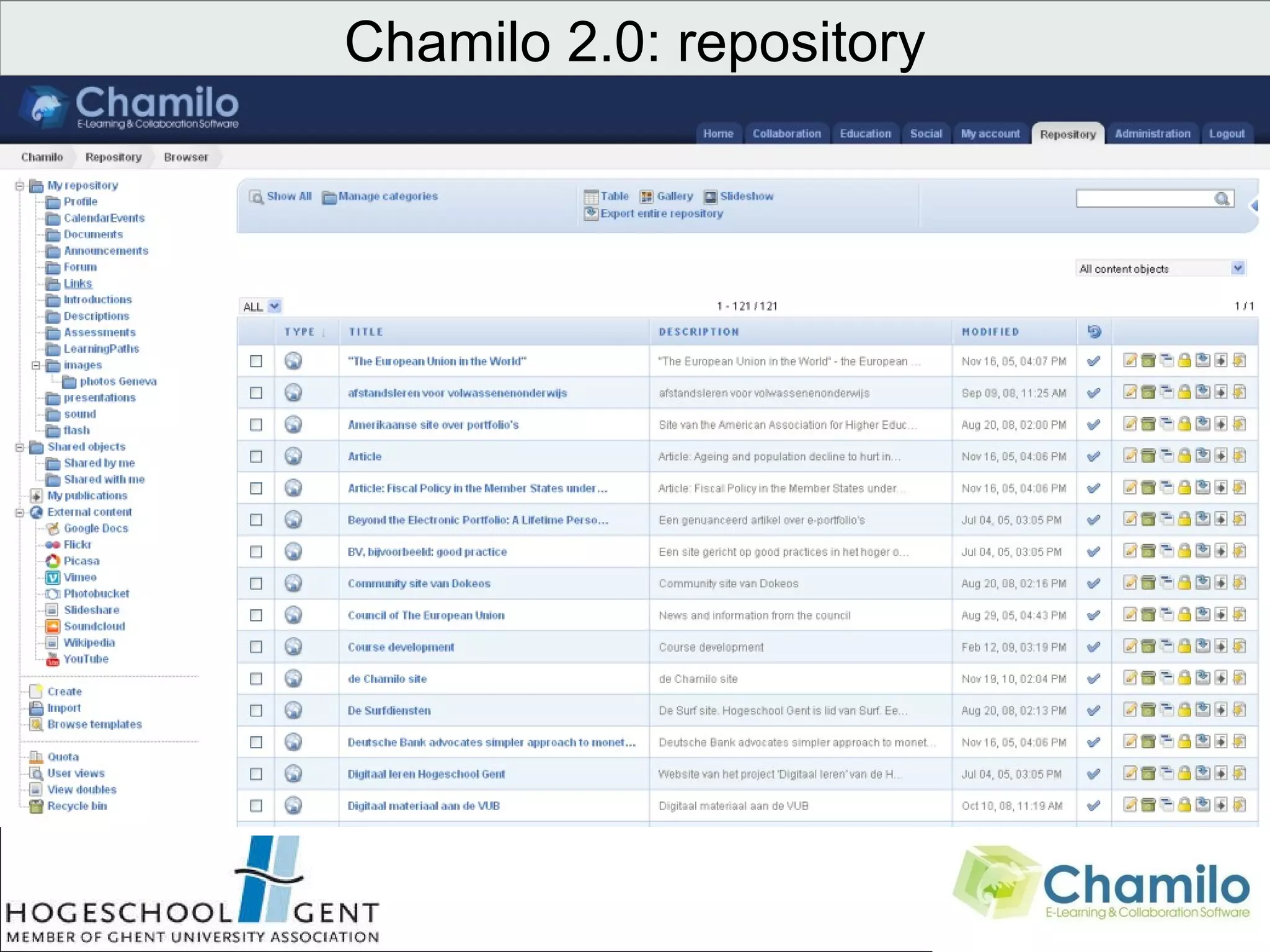 Chamilo 2.0 A second generation Open Source E-learning and collaboration platform | PPT