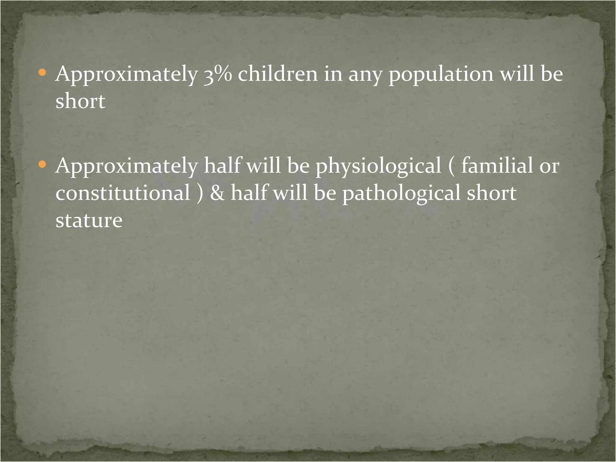 Short stature ppt | PPT