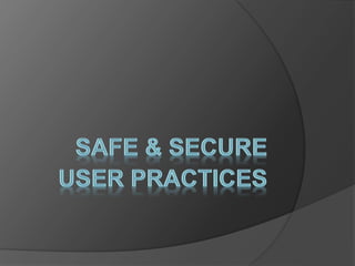 End User Security Awareness - Information Security | PPT