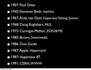 History of Hypertext and Hypermedia | PDF