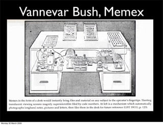 Vannevar Bush Invention