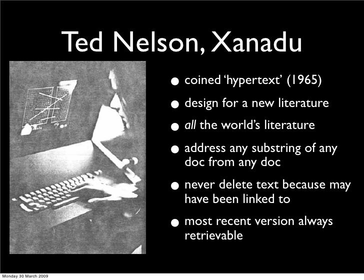 History of Hypertext and Hypermedia