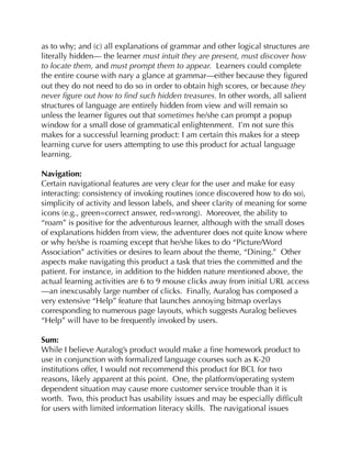 Usability Study: Auralog Language Learning Library Solutions | PDF