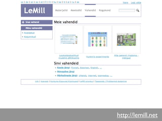 Õppematerjalide loomise keskkond LeMill | PDF