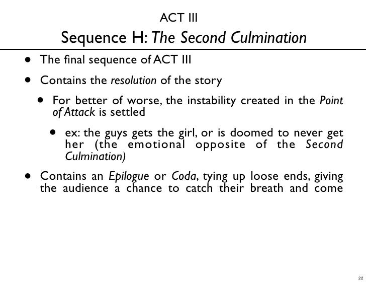 Narrative Tension & Sequence Structure