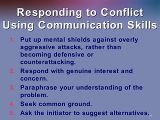 Interpersonal Managing Conflict | PPT | Dating | Family and Relationships