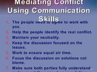 Interpersonal Managing Conflict | PPT | Dating | Family and Relationships