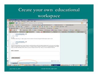 How to create an educational wiki using pbworks | PDF
