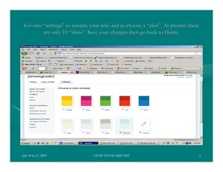 How to create an educational wiki using pbworks | PDF