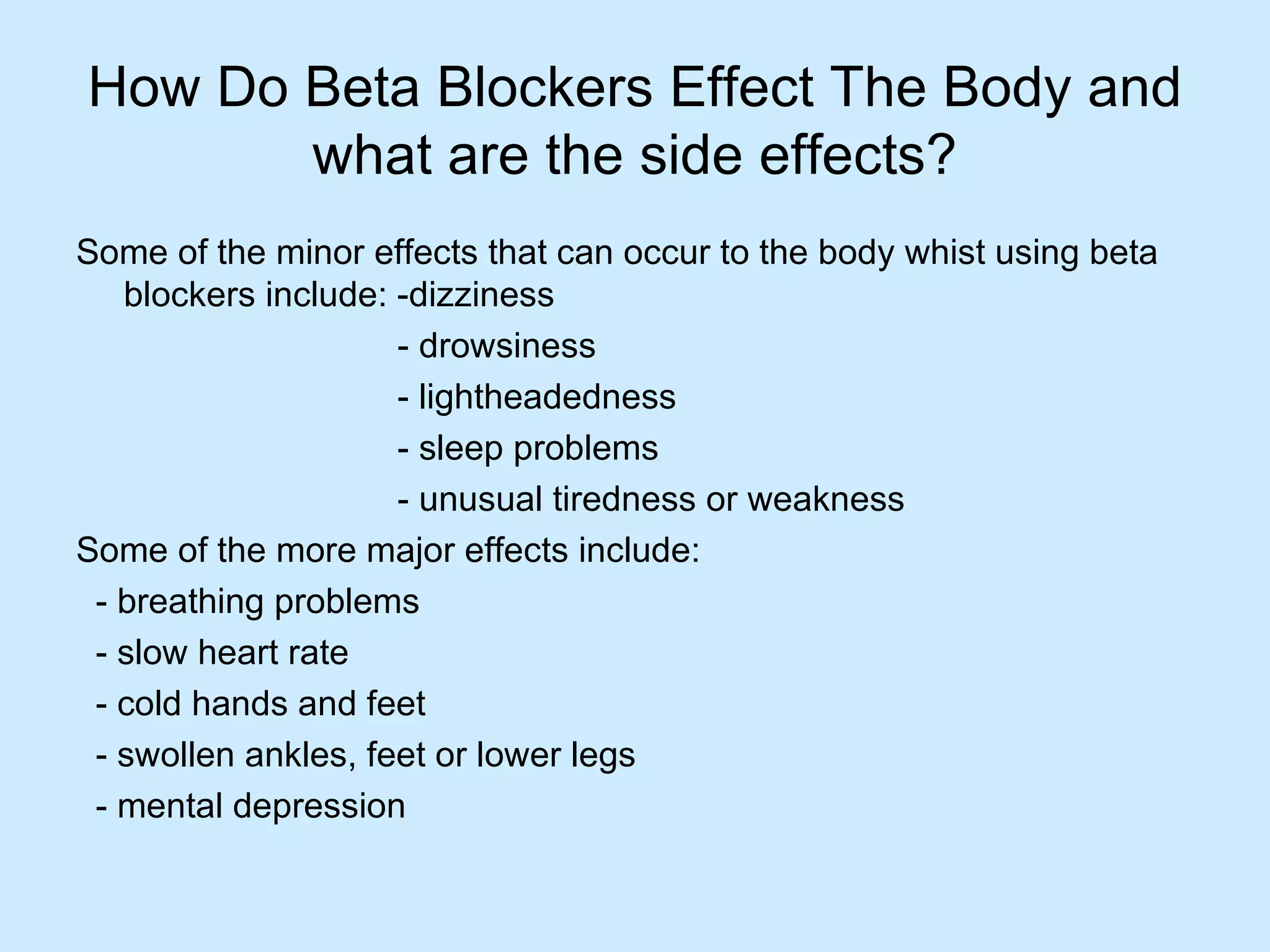 Beta Blockers | PPT