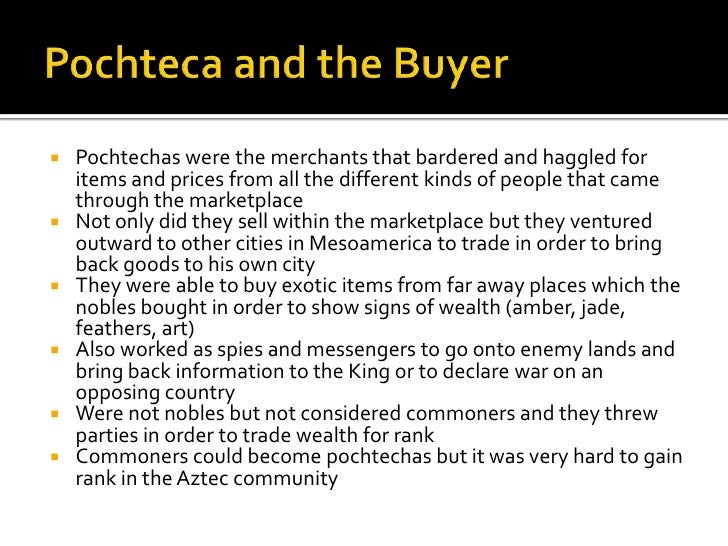 Aztec Trading Culture