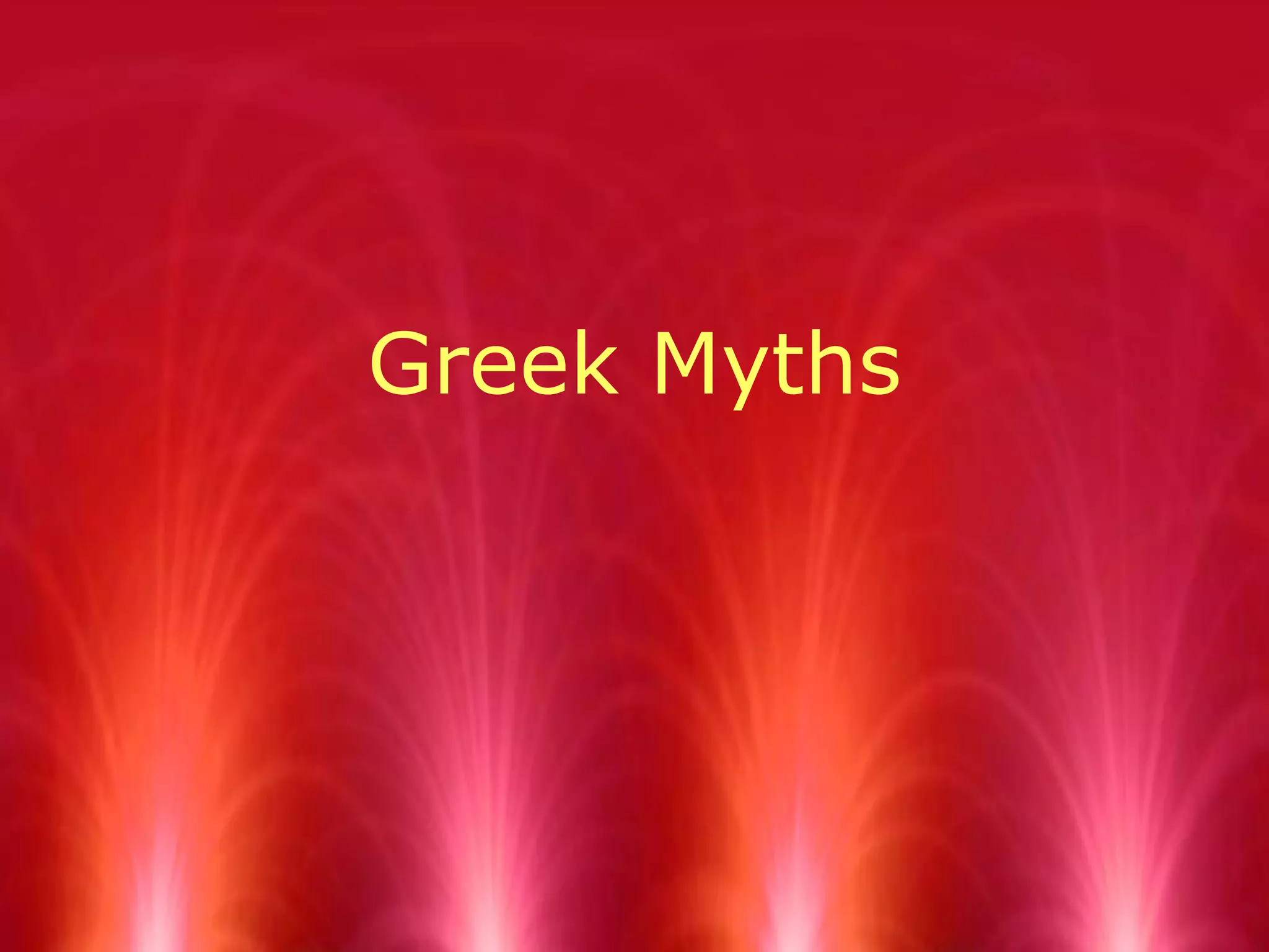 Introduction to Greek Mythology | PPT | Religion & Spirituality