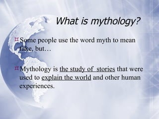 Introduction to Greek Mythology | PPT
