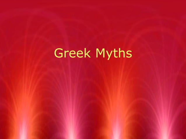 Introduction to Greek Mythology | PPT