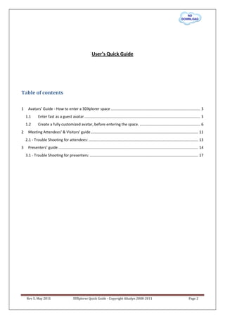 3DXplorer Users manual | PDF | 3-D Graphics | Computer Software and ...