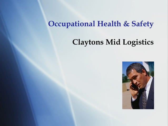 Occupational Health & Safety Presentation | PPT