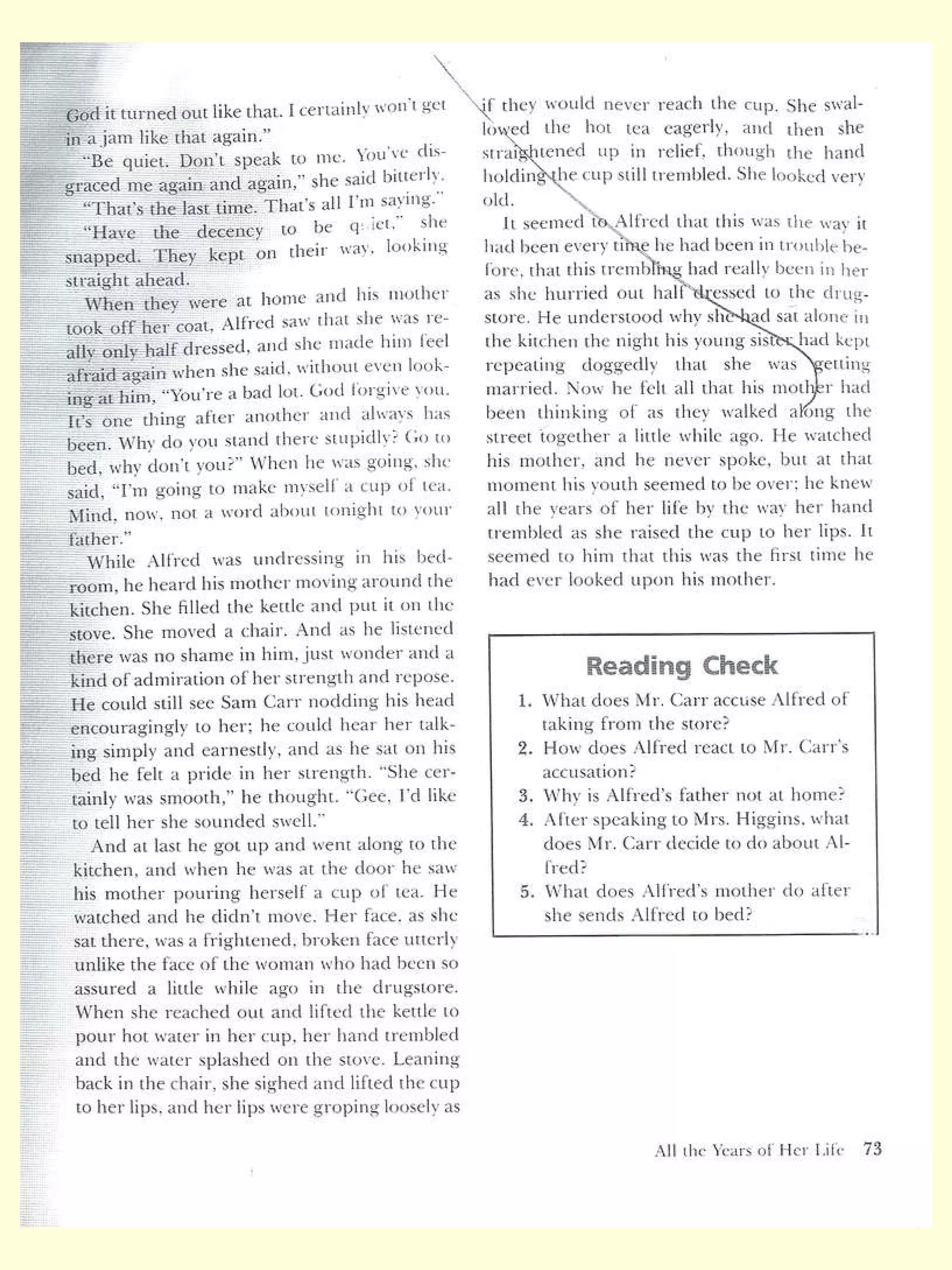 All the Years of Her Life | PPT