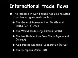 Features of globalisation | PDF