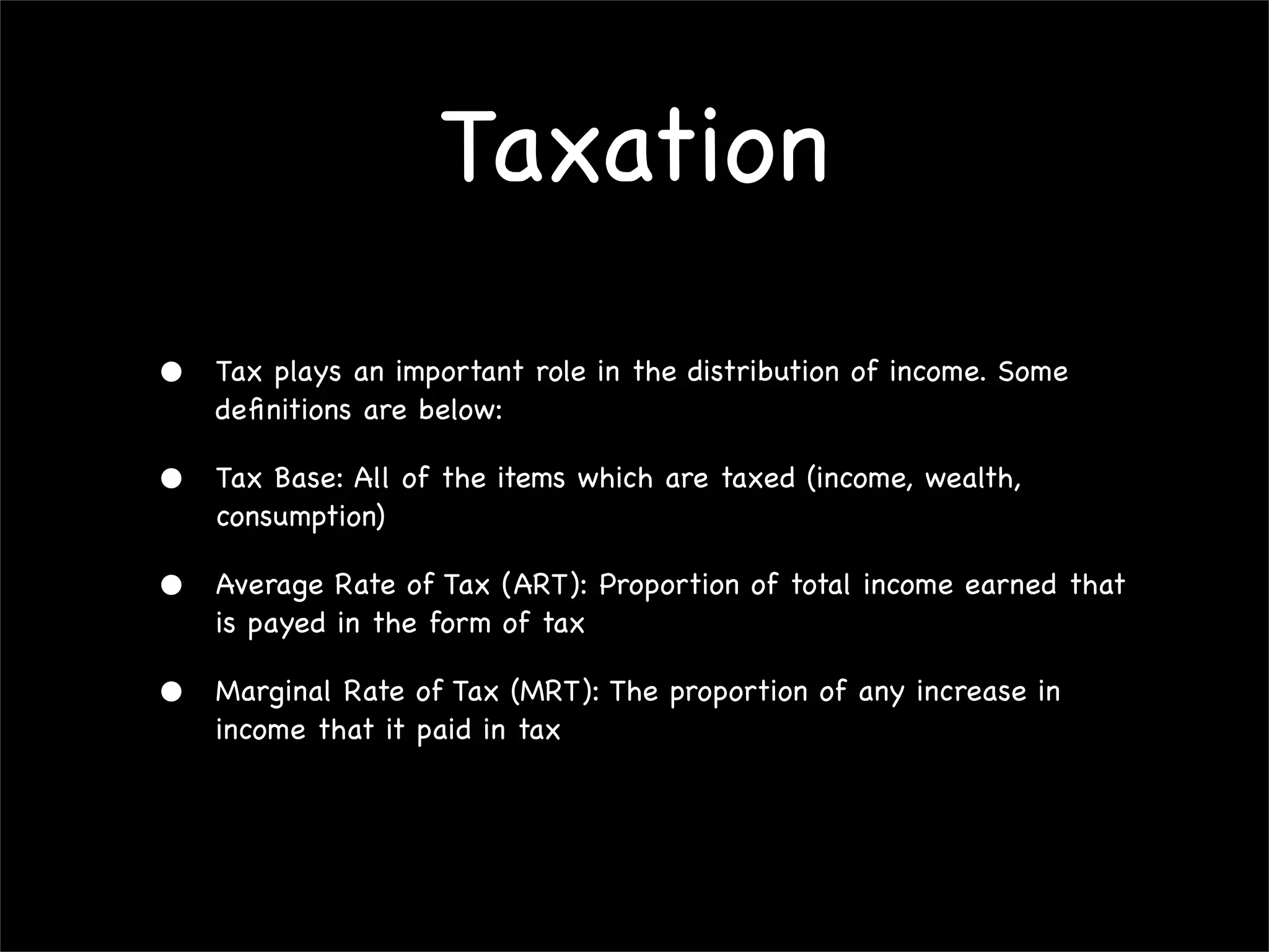 Redistribution of income | PPT