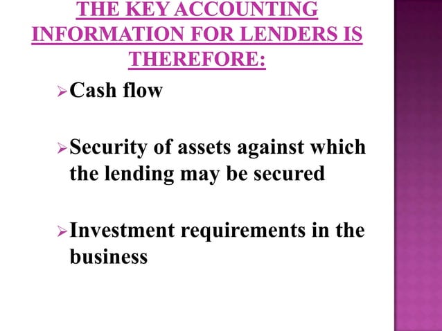Users of accounting information | PPTX